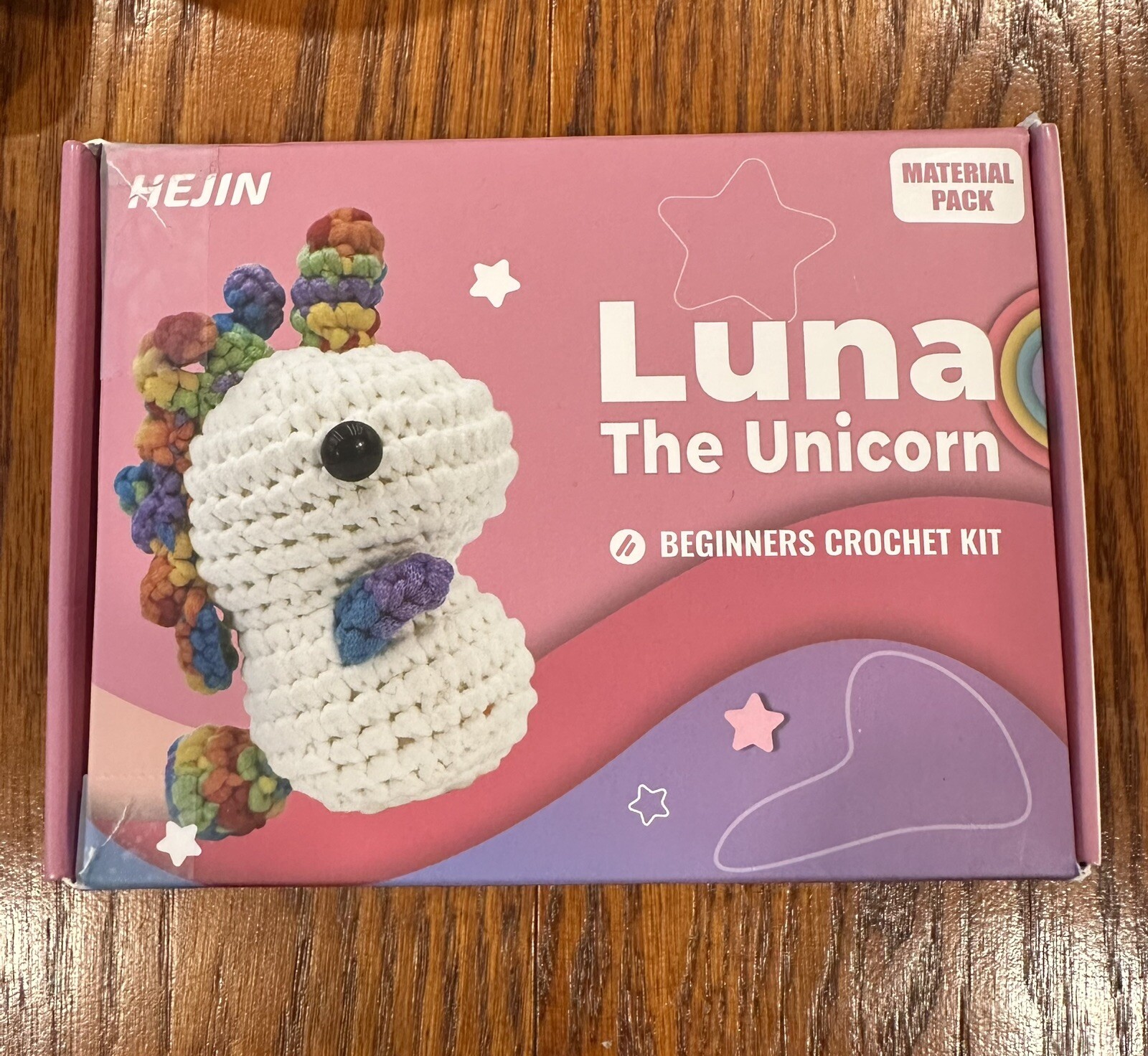Hejin Luna The Unicorn Crochet Kit for Beginners Everything New In Box ...