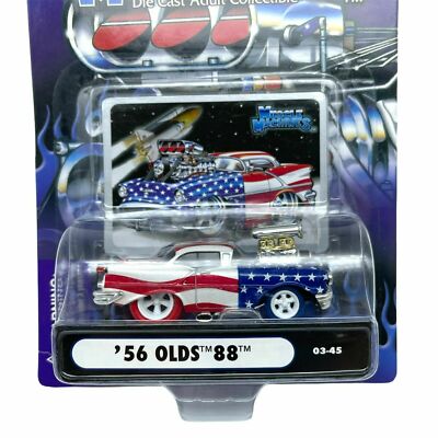 1956 OLDS 88 OLDSMOBILE '56 MUSCLE MACHINES CHASE 1/64 DIECAST CAR USA ...