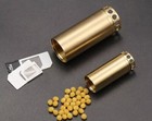 EDC Brass Waterproof Pill Box Organizer Container Case Storage Tank Key ...