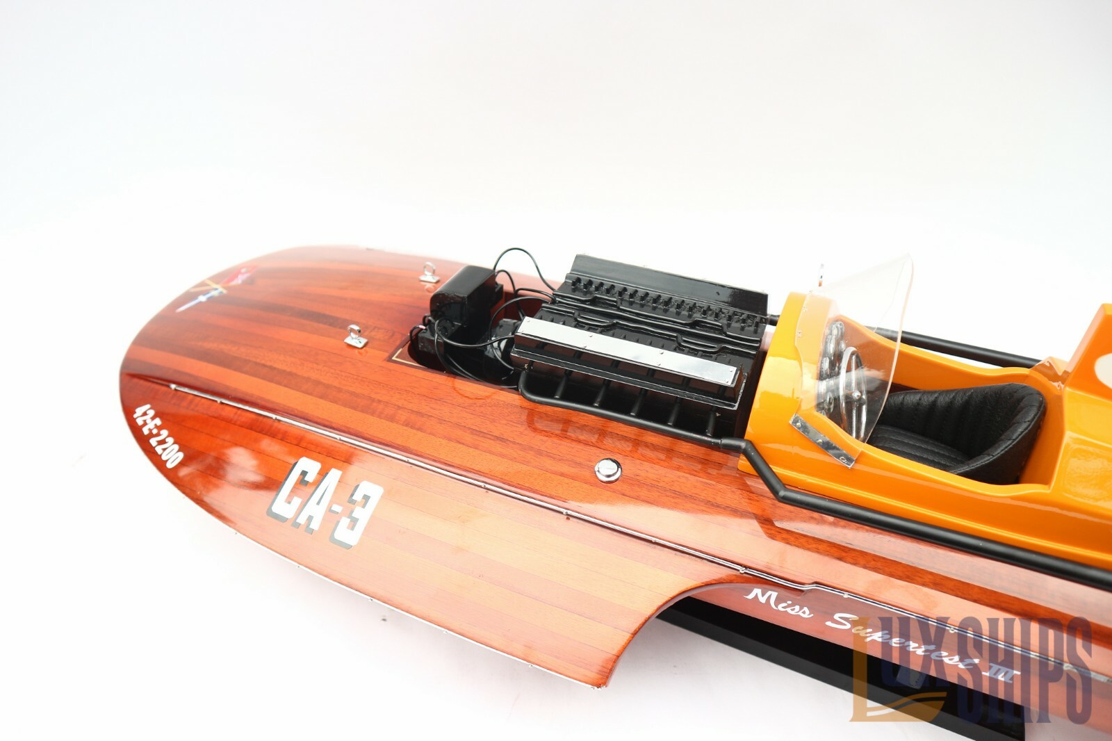Miss Supertest III Wooden Speed Boat Model | eBay