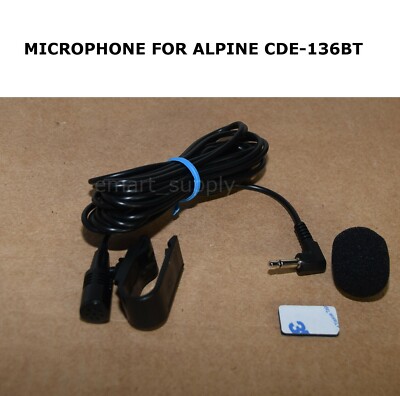 NEW MICROPHONE FOR ALPINE CDE-136BT CDE136BT FREE FAST SHIPPING | eBay