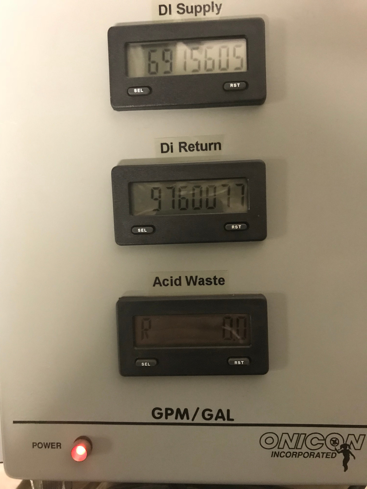 Onicon D-1203 Multi-flow meter display module | eBay