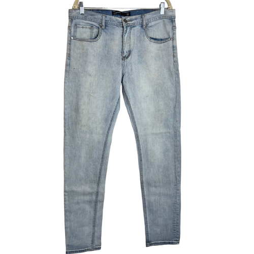 Cotton On Men's Jeans Size 36 Blue Skinny Straight Jean Light Wash work ...