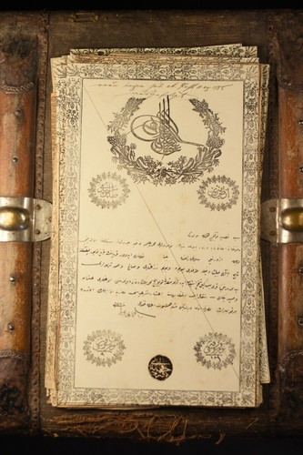 🔥SALE Ottoman Empire's Tapu documents One Page thugra Antique land ...