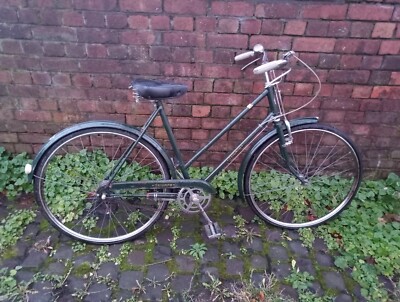 Triumph LADIES VINTAGE BIKE TRIUMPH deep green For Restoration | eBay UK