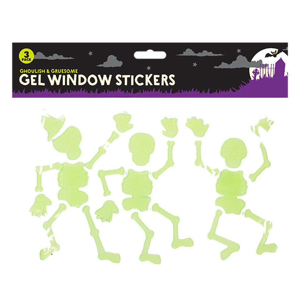 Halloween Window Stickers Cling Spooky Decor for Home Party Decoration ...