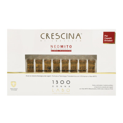 Trattamneto ricrescita capelli LABO Crescina Neo Mito 1300 Donna Fiale ...
