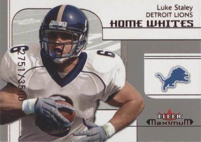 2002 Fleer Maximum - Home Whites Luke Staley #281 /3500 (RC) for sale ...