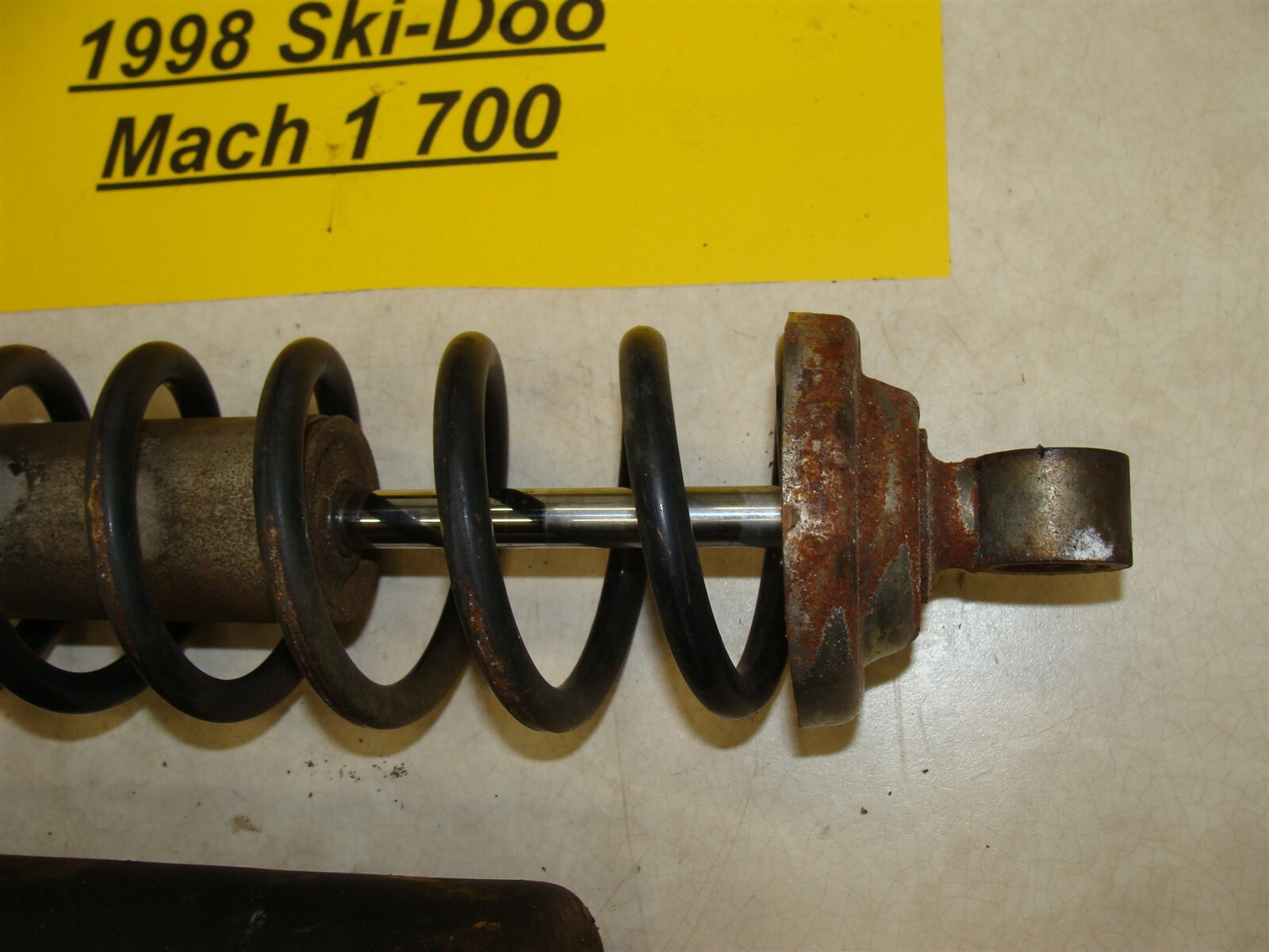 98 SKI-DOO 700 MXZ MACH 1 TRIPLE CK3 Z front skid skidframe shock ...
