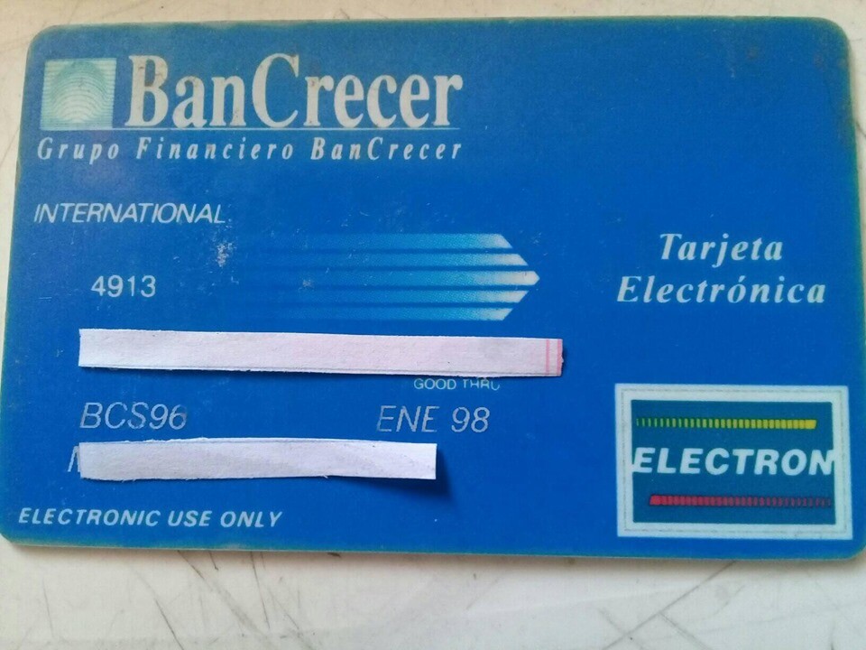 MEXICO CREDIT CARDS EXPIRED - BANCRECER ELECTRON- FOR COLLECTION | eBay