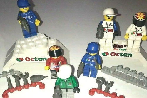 Lot of Lego Octan Race Team Mini Figures minifigs Town City People | eBay