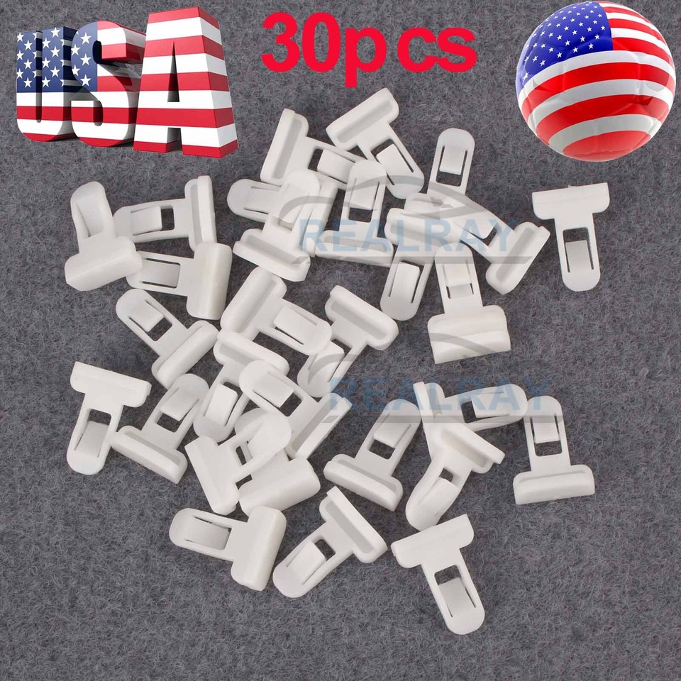 30pcs Front & Rear Spoiler Moulding Clips Bumper Retainer for Toyota ...
