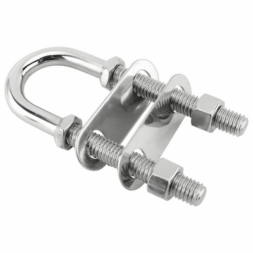 Boat Stainless Steel Bow Stern Eye U-Bolt M12 Tie Down Cleat Ring Rope ...