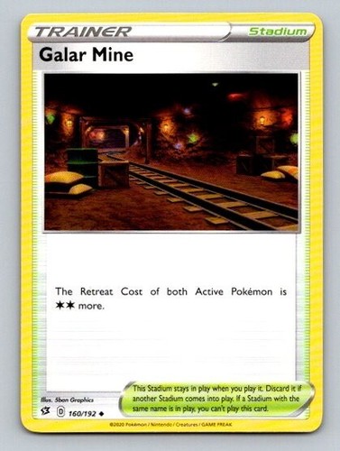 2020 Pokemon Card Rebel Clash Galar Mine 160/192 | eBay