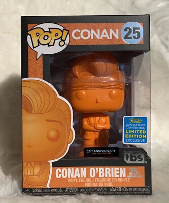 NEW! SDCC 2019 Funko Pop! Vinyl Conan O'Brien Conan Orange. Exclusive ...