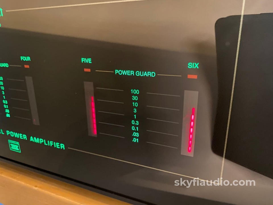 McIntosh MC7106, 6 Channel Solid State Amp w/LED VU Meters, THX Rated ...
