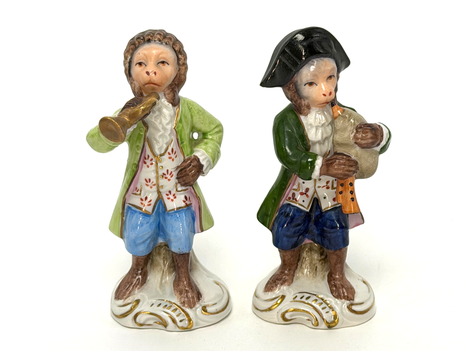 The Sitzendorf Monkey Band - All 11 Figures Excellent Condition | eBay UK