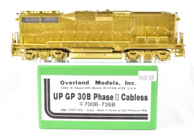 HO Brass OMI Overland Models UP Union Pacific EMD GP30B PH II Cabless ...
