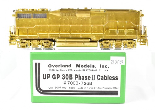 HO Brass OMI Overland Models UP Union Pacific EMD GP30B PH II Cabless ...