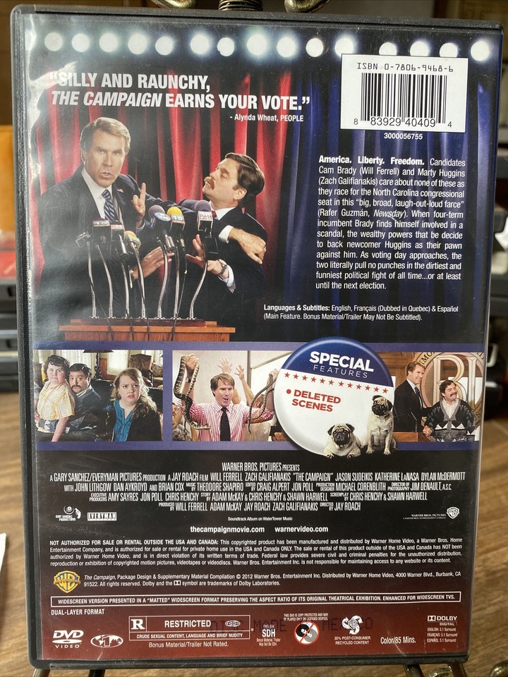 The Campaign (DVD, 2013) 883929335565 | eBay