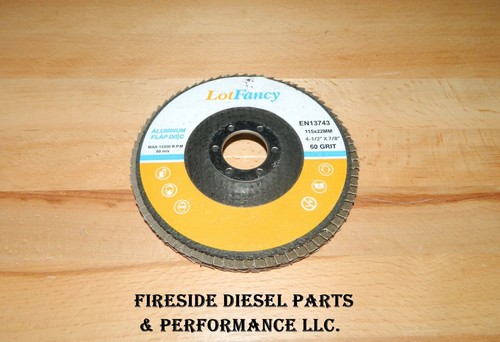 LotFancy 4 1/2" x 7/8" Aluminum Flap Disc 60 Grit #EN13743 | eBay