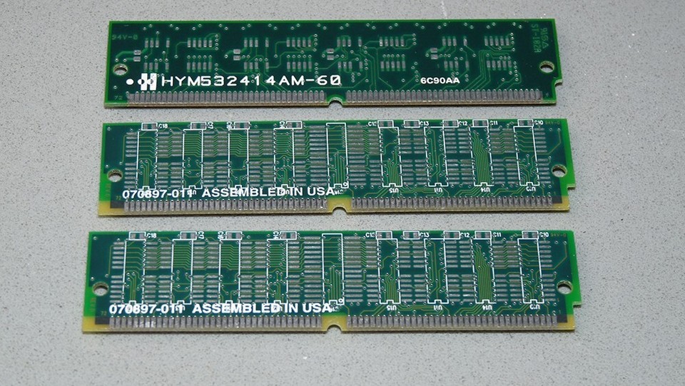 COMPAQ 48MB (3X16MB) EDO SIMM MEMORY Non-ECC 60NS SIMM 72-PIN 5V 4MX32 ...