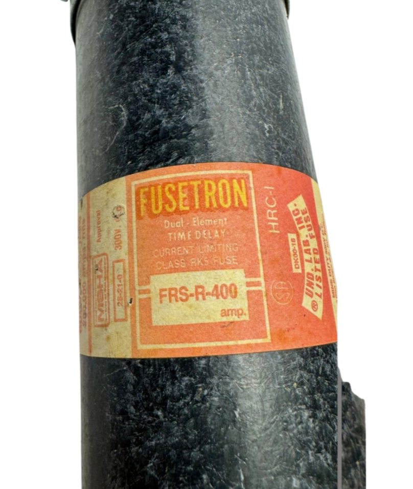 Cooper Bussmann Fusetron FRS-R-400 Dual-Element Time Delay Fuse, 400A ...