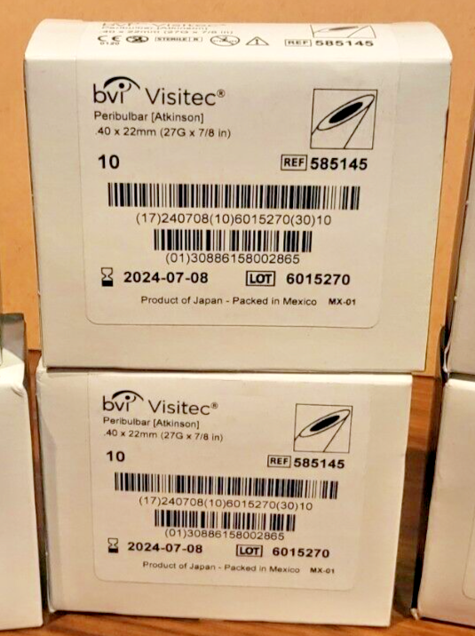 BVI Beaver Visitec Peribublar (Atkinson) .40 x 22mm EXP 2024-07-08 REF ...