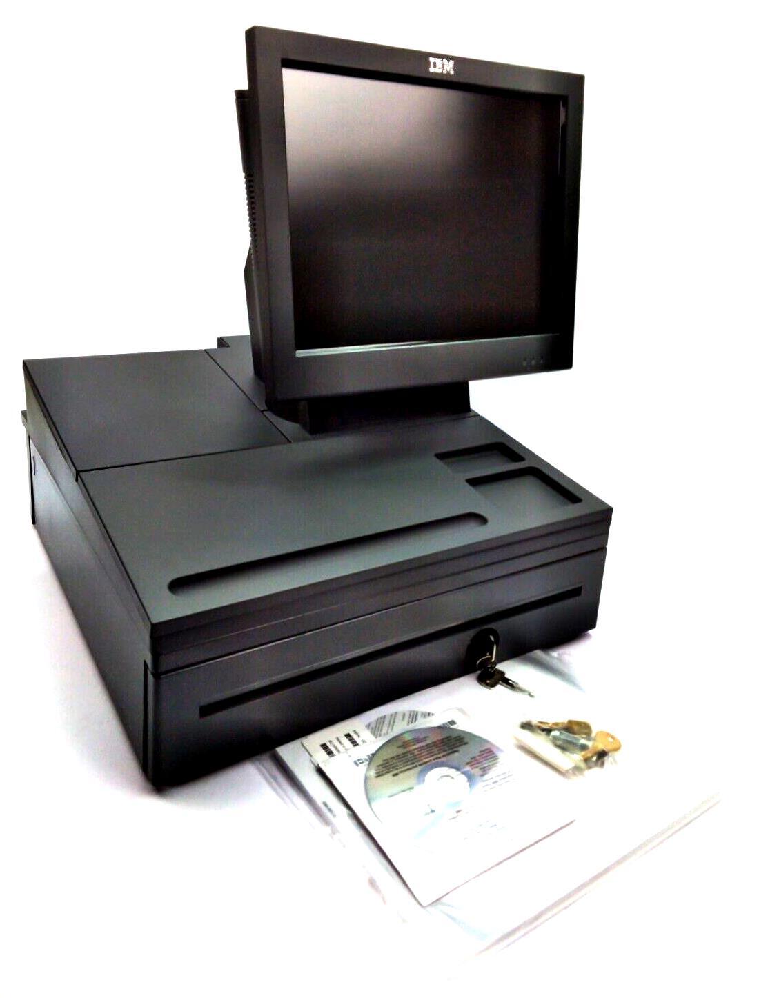 IBM SurePOS 500 POS 15" Resistive Touchscreen System with Drawer 4852 ...