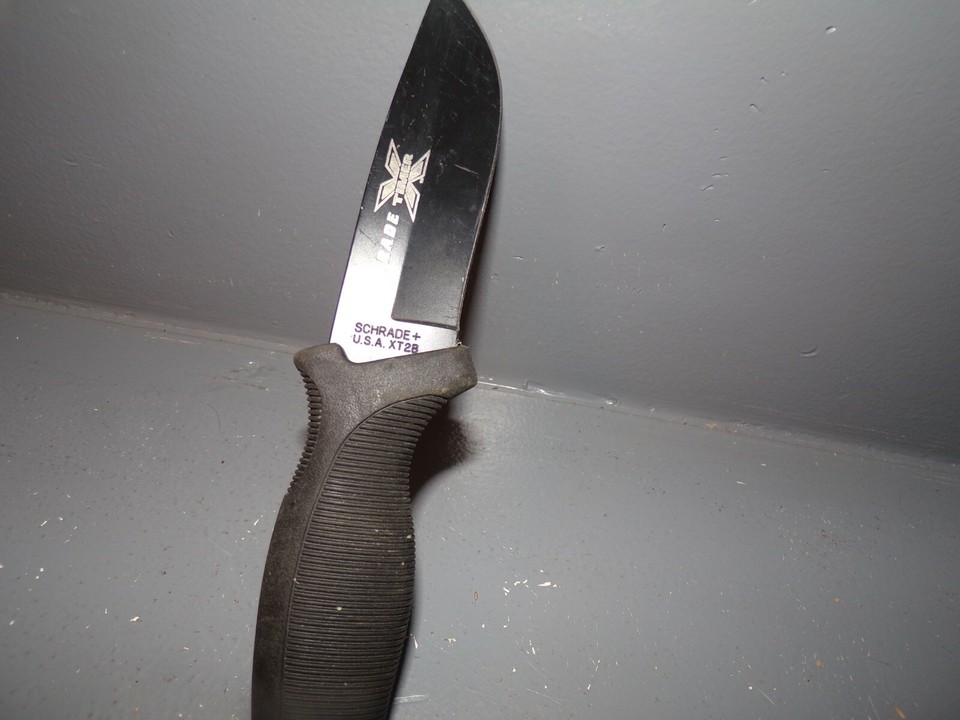 SCHRADE + USA XT2B X TIMER Fixed Blade Knife | eBay