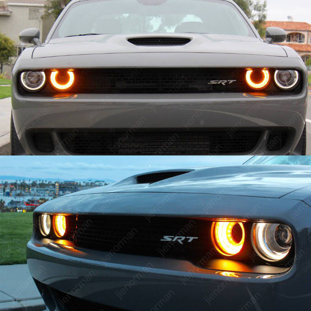 Factory Style For 2015-2023 Dodge Challenger Head Lamps Headlights LED ...