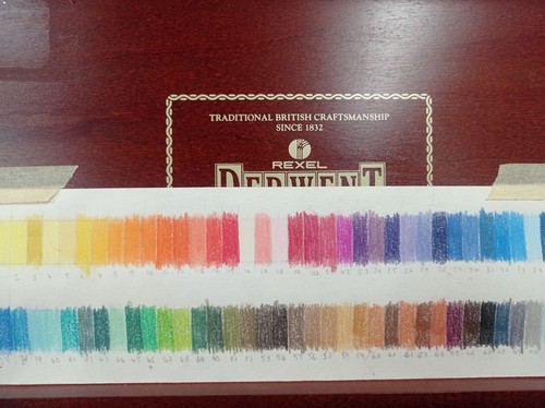 REXEL DERWENT Artists Pencils Wooden Box of 71 Pencils CG H09 | eBay UK