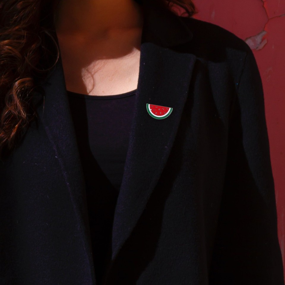 3 Pcs Clothing Accessories Watermelon Badge Cartoon Brooch Pin Bag Pins ...