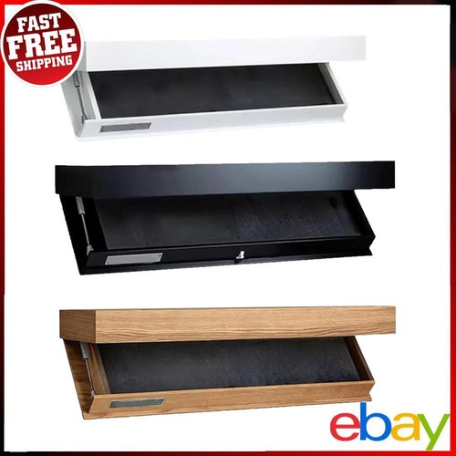 Wooden Magic Flap Shelf with Secret Compartment Storage Rack for Home ...
