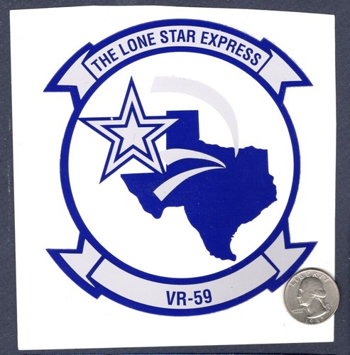 Sticker VR-59 LONE STAR EXPRESS C-40 CLIPPER C-9 US Navy Squadron Patch Image | eBay