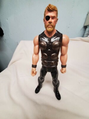 11.5" MARVEL THOR w/Eye Patch MARVEL Hasbro 2017 Action Figure | eBay
