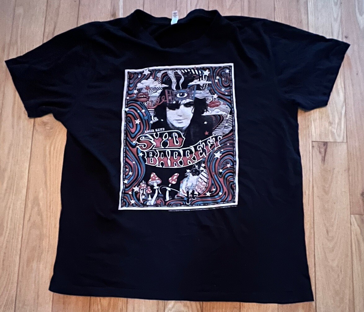 Syd Barrett --Pink Floyd - Roger Keith Black t-shirt … - Gem