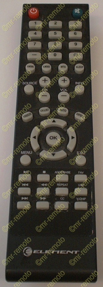 ELEMENT Remote Control ELCFW329 ELEFS241 ELEFS321 ELEFW401A ELEFT326 ...