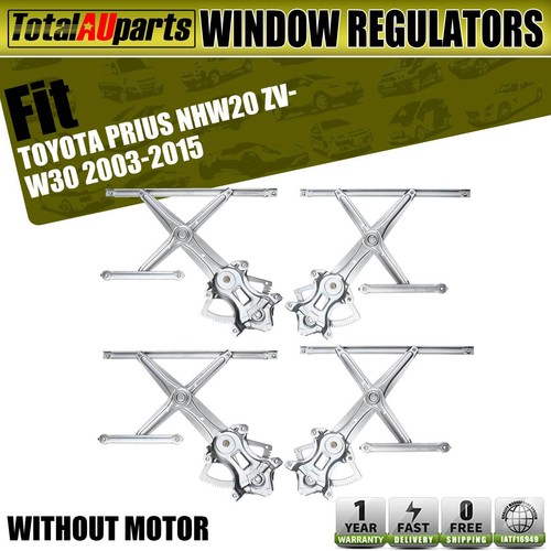 4PCS Front Rear Electric Window Regulator w/o Motor for Toyota Prius ...
