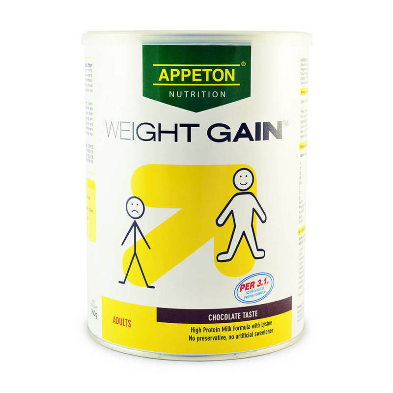 Appeton WEIGHT GAIN Nutrition for Adults 900g Increase Body Weight ...
