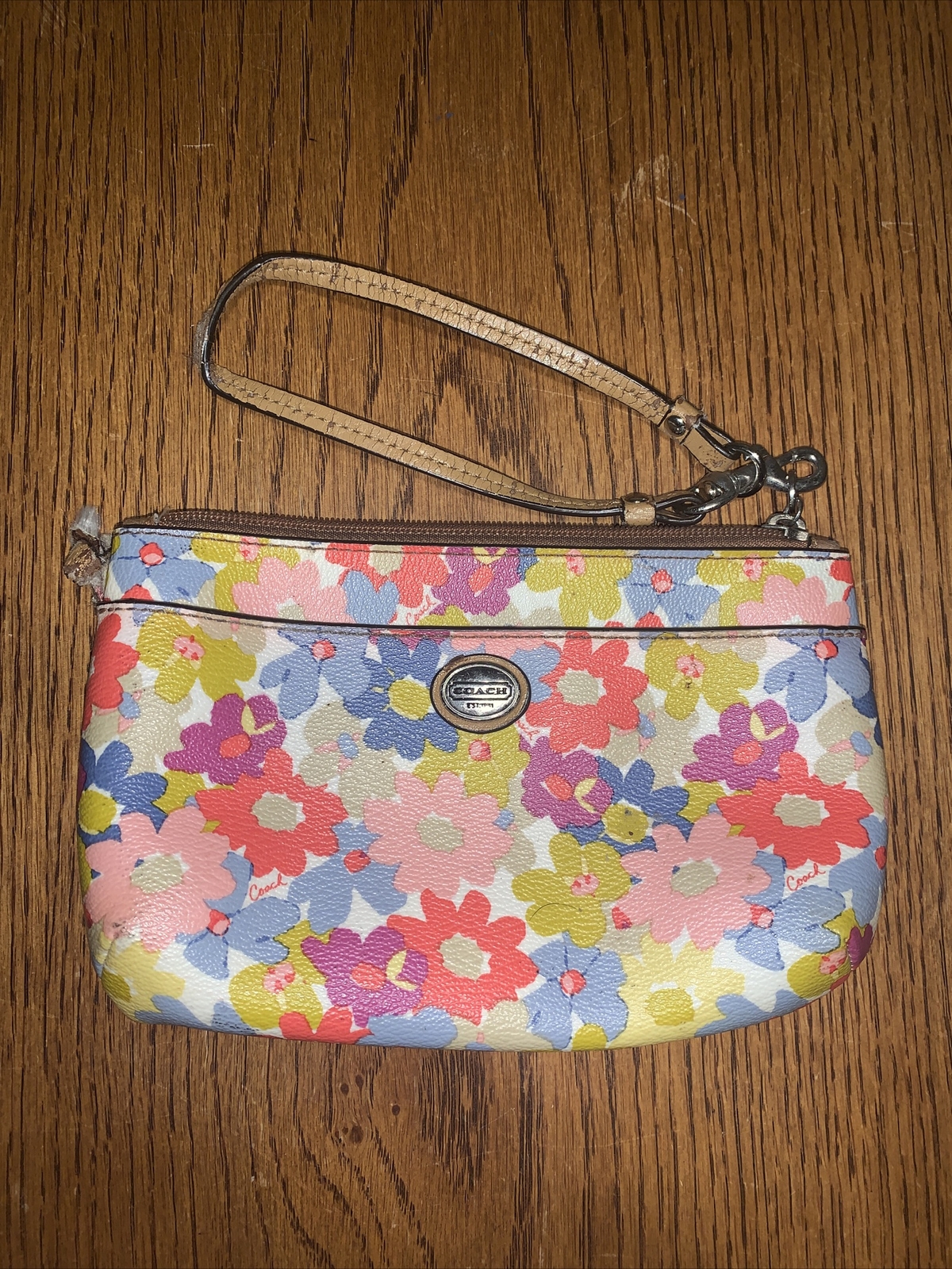 Coach Peyton Floral Bennett Mini Satchel Wallet Wrist… - Gem
