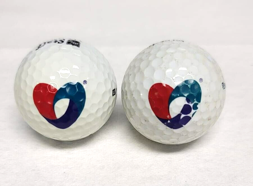 Tri-Color Heart Logo Golf Ball (Staff-Titanium Straight) ~ AAAA ~ Lot ...