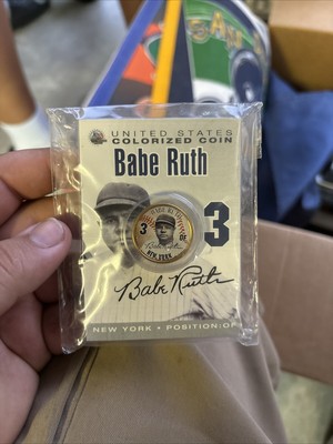 2005 Babe Ruth United States Colorized Coin in its Original Packaging ...