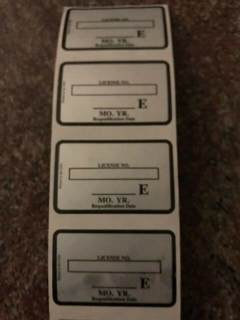 (1) Visual Inspection Sticker DOT Propane Tank Certificate ...