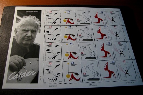 US Stamp Scott# 3202a Alexander Calder MNH Pane of 20 1998 BKL15 | eBay