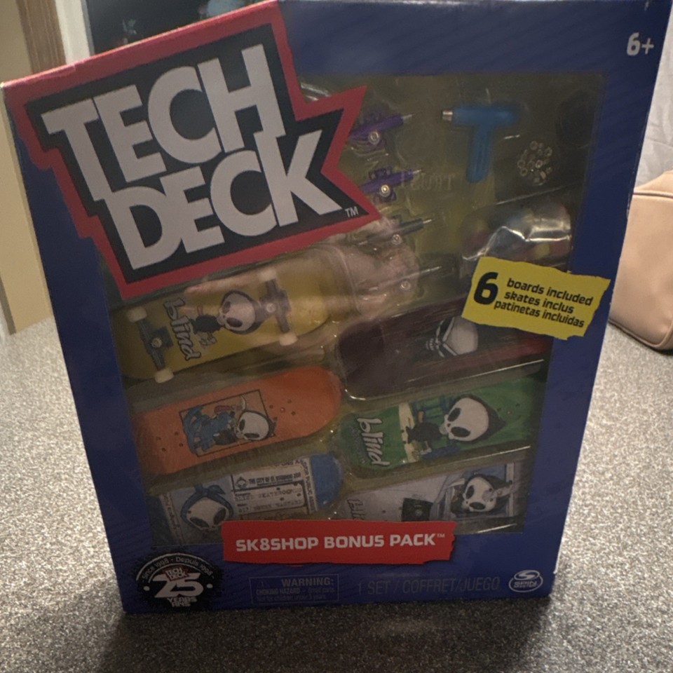 Tech Deck SK8SHOP Bonus Pack Multicolor 6 Boards Included Blind pack | eBay