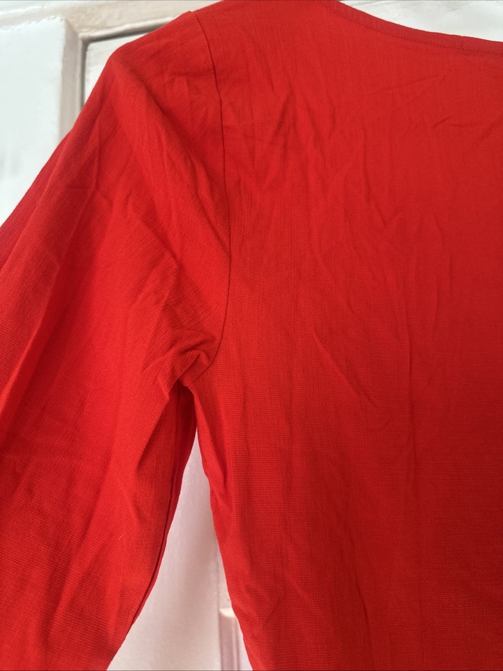 Amazing Vibrant Ballerina Cut Bodysuit By Free People Intimately M Red ...