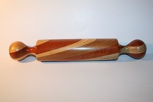 SEGMENTED HAND TURNED ROLLING PIN - 15 1/2" LONG X 2 1/2" DIAMETER | eBay