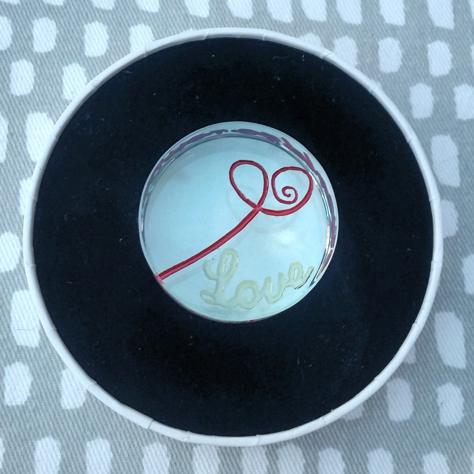 BNIB - Spaceform Glass Tokens/Frames/Paperweights- Love (variations ...