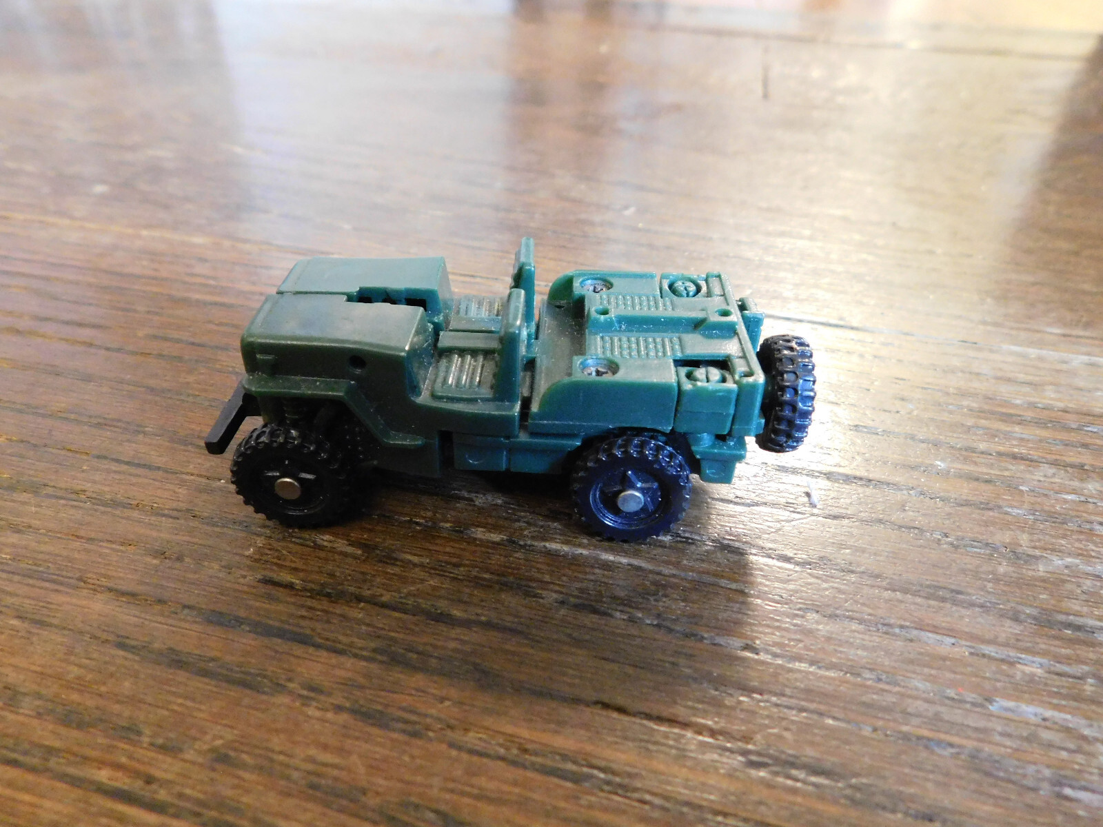 Vintage Gobot Transformer Green Open Army Jeep Geeper Creeper Action ...